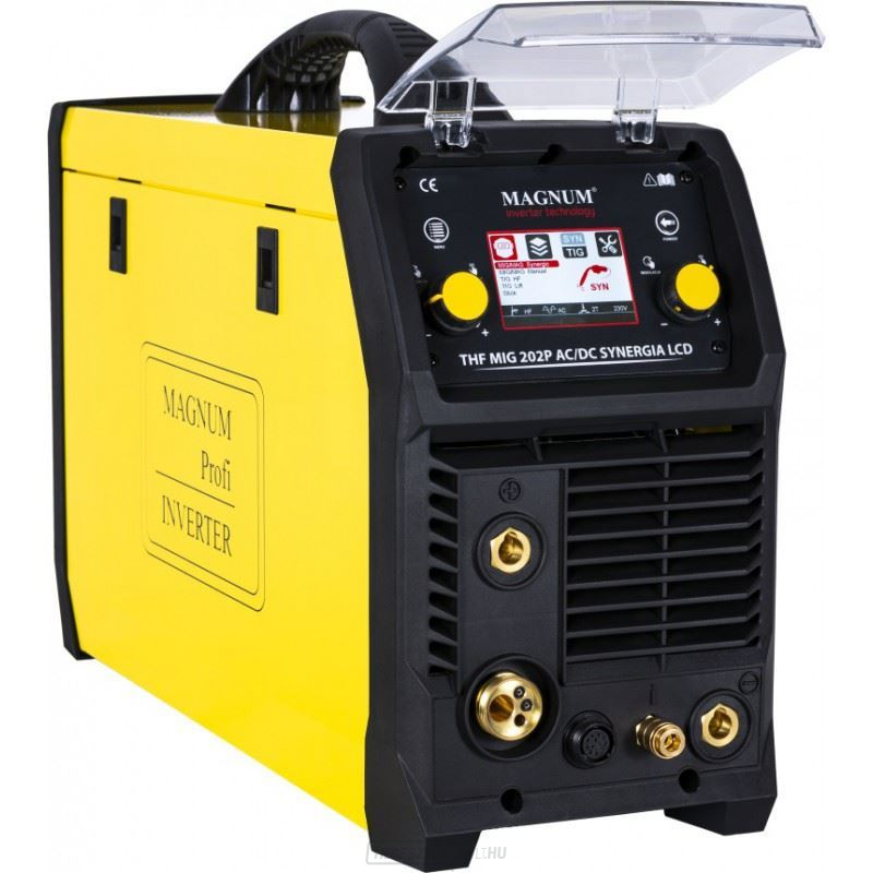 TIG MIG 202 P AC/DC PFC Synergy LCD hegesztő inverter TIG és