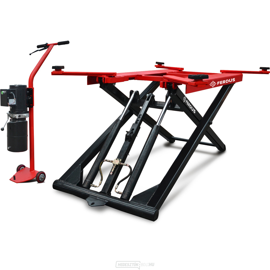 Ollós emelő SF-K2800V2, 2,8 t, mobil rögzítés nélkül