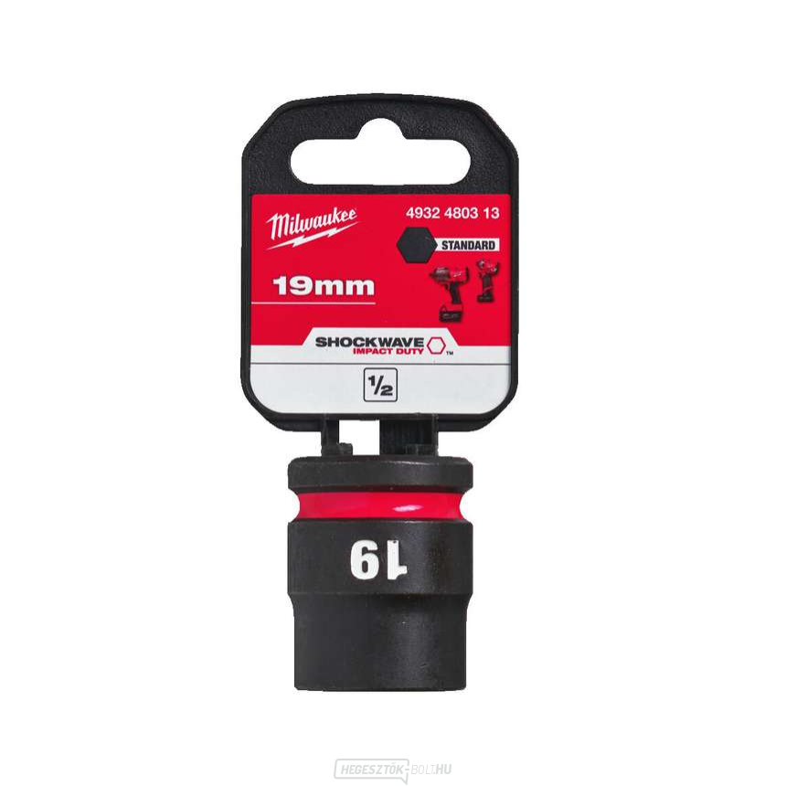 1/2" Milwaukee Shockwave™ Impact Duty 19 mm-es ütvecsav